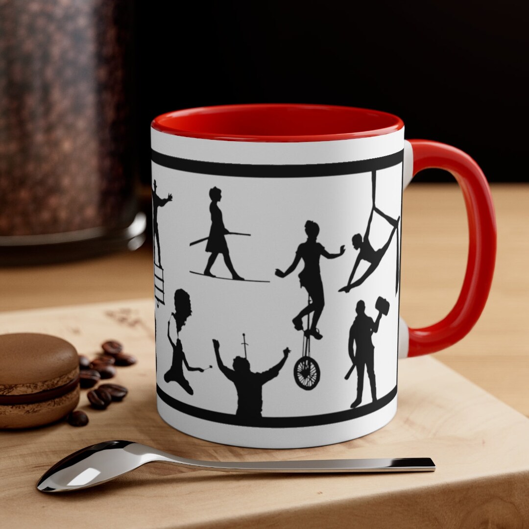 Circus Coffee Mug Red - Etsy