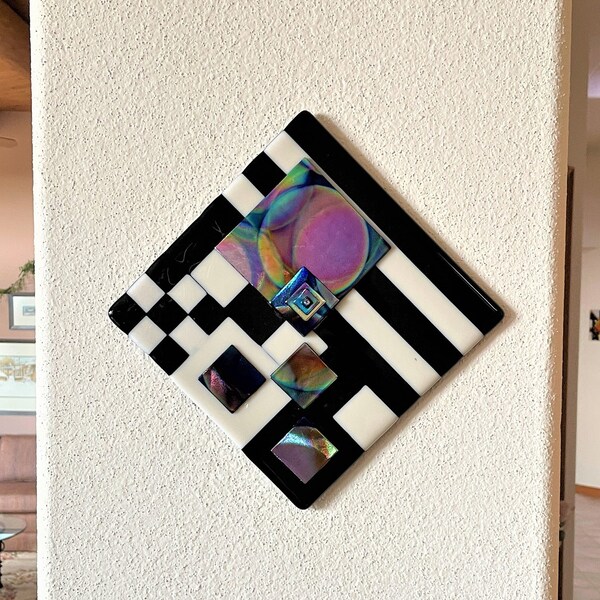 Fused Glass Tiles - Etsy