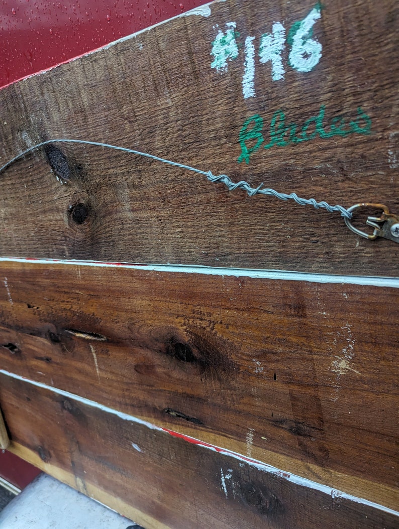 Custom Antique American Flag Made From Very Old Rough Cut Barn Wood ...
