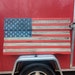 Custom Antique American Flag Made From Very Old Rough Cut Barn Wood ...