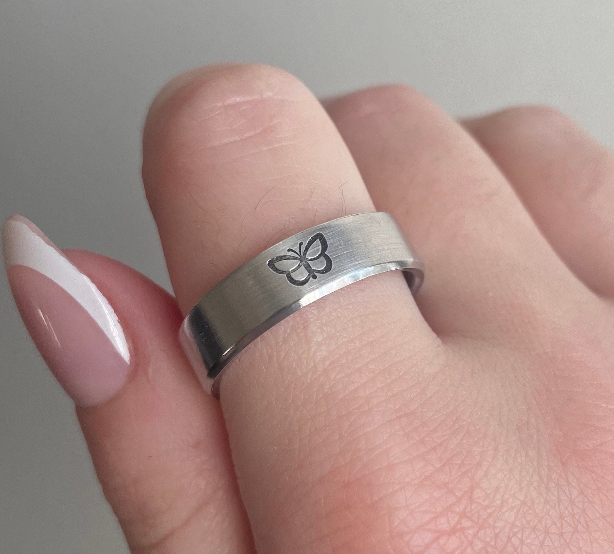 Butterfly Ring Etsy