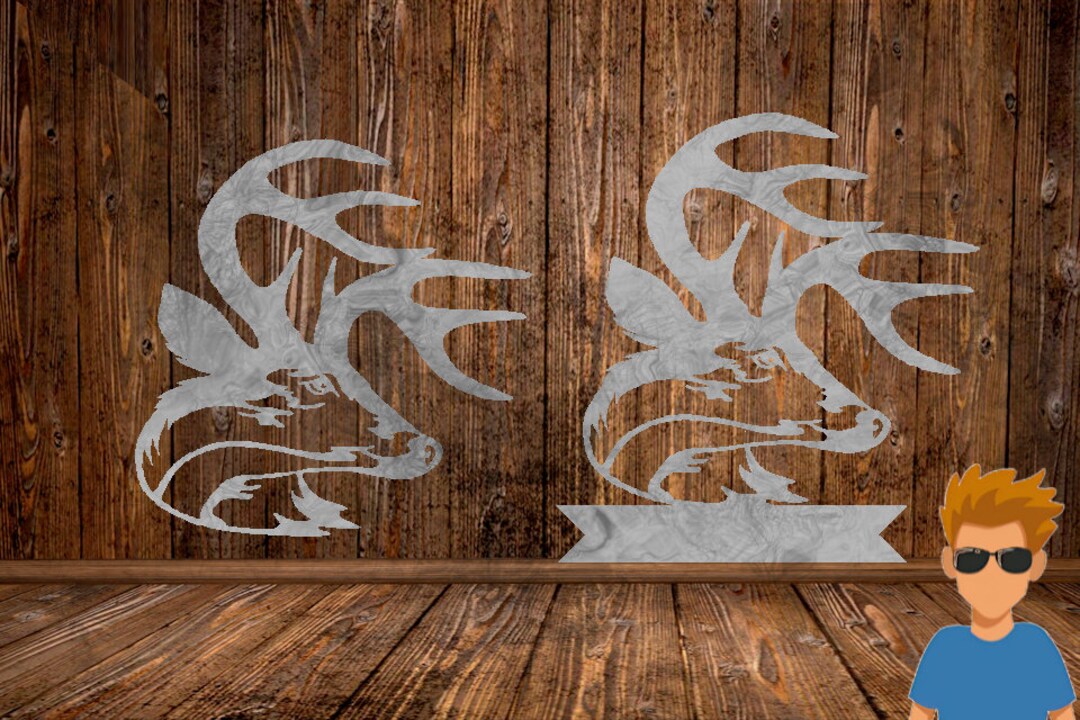 CUT READY, Buck Deer Head,svg,dxf,vector File,plasma Cutting,cricut ...