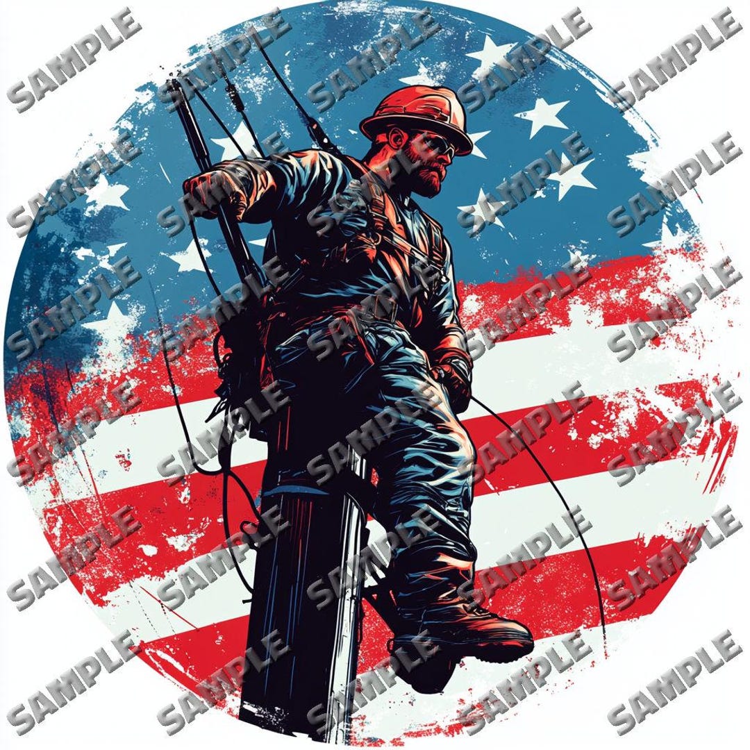 Linemen, PNG, Illustration, Print, Clipart, Clip Art, Transfer, Tshirt ...