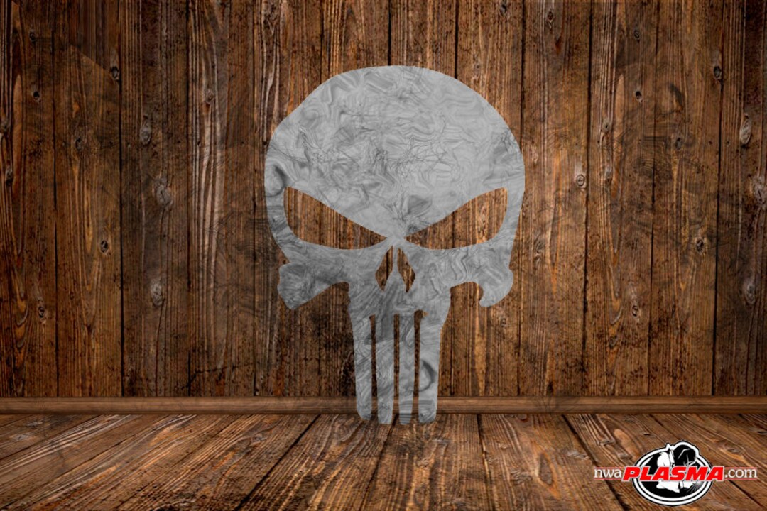 Punisher Skull Vector File, CNC Plasma Cut Ready (SVG, DXF) - Etsy