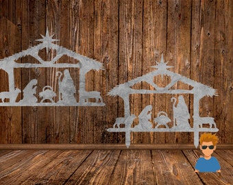 Nativity Cnc File - Etsy