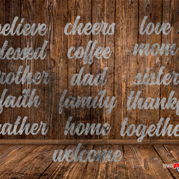 Laser Cut Words - Etsy