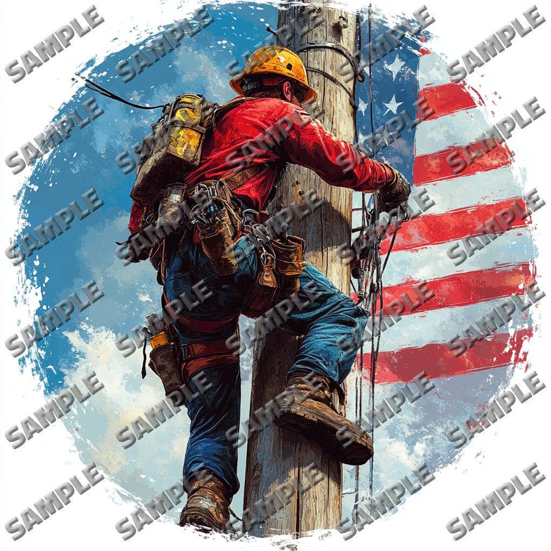 Linemen, PNG, Illustration, Print, Clipart, Clip Art, Transfer, Tshirt ...