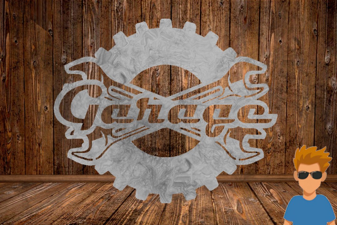 Garage Mechanics Shop Sign, Customizable Vector File (SVG, DXF) - Etsy