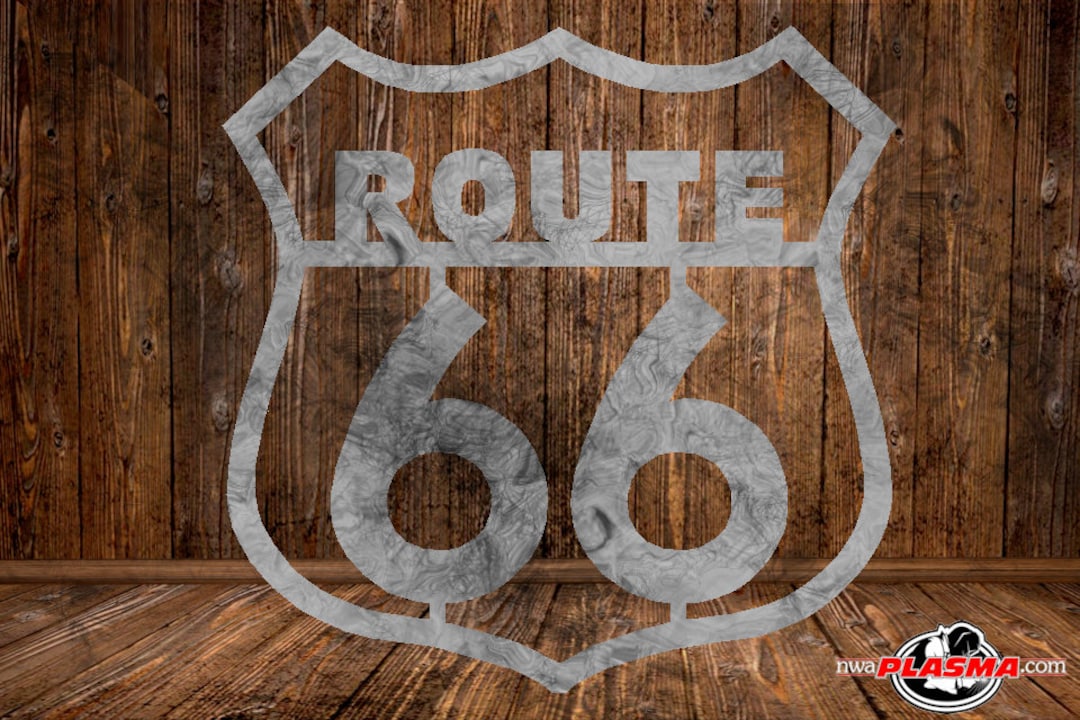 CUT READY, Rt Route 66,svg,dxf,vector File,plasma Cutting,cricut,tshirt ...