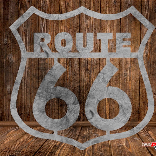 Route 66 Laser Cut File - Etsy