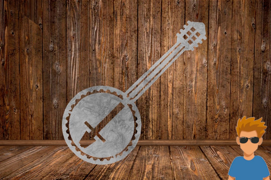 CUT READY, Banjo Solid Body,svg,dxf,vector File,plasma Cutting,cricut ...