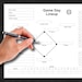 Baseball Game Day Lineup Form | Printable PDF | Instant Digital ...