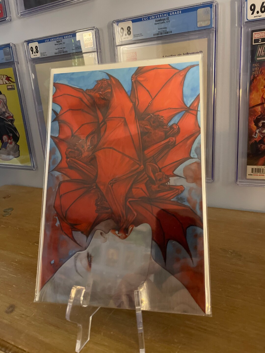 Dark Red 1 Exclusive Virgin Metal Variant Cover Zoe Lacchei Ltd 75 - Etsy