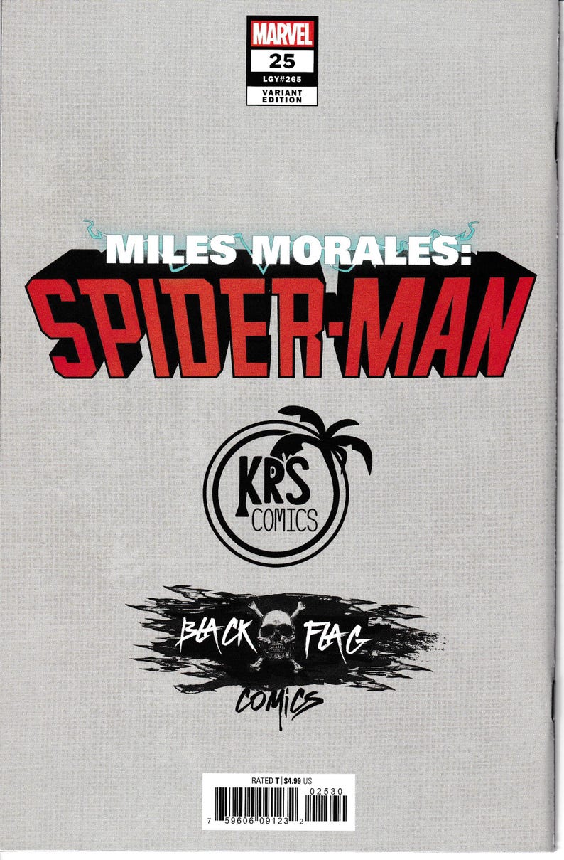 MILES MORALES Spider-man #25 Mike Mayhew Virgin Variant - Etsy