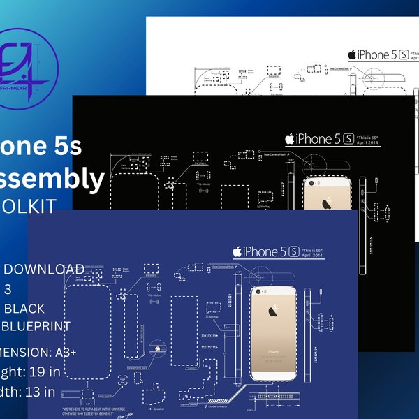 iPhone Teardown Template - Etsy