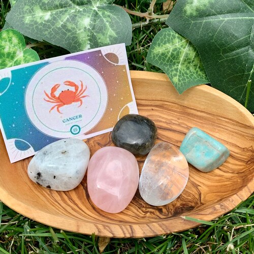 Cancer Zodiac Crystals Set Stones For Cancer Zodiac Etsy