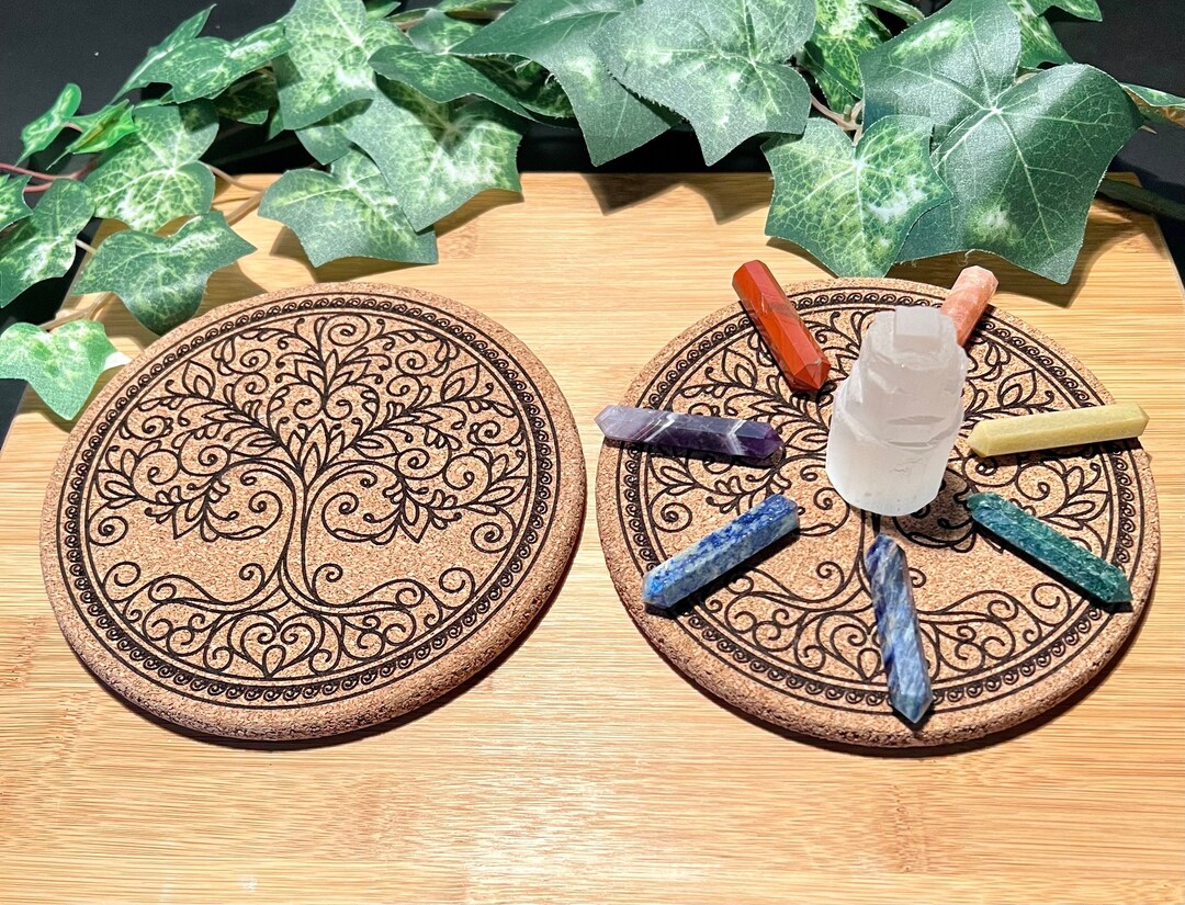 Tree of Life Cork Board/grid Board - 5.75" - Etsy