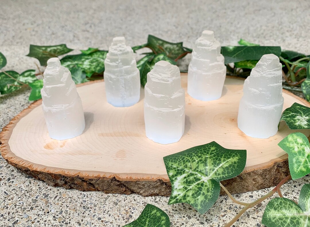 Mini Selenite Tower - Etsy