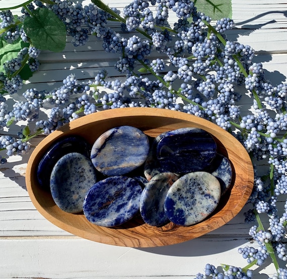 Sodalite Worry Stone - Etsy