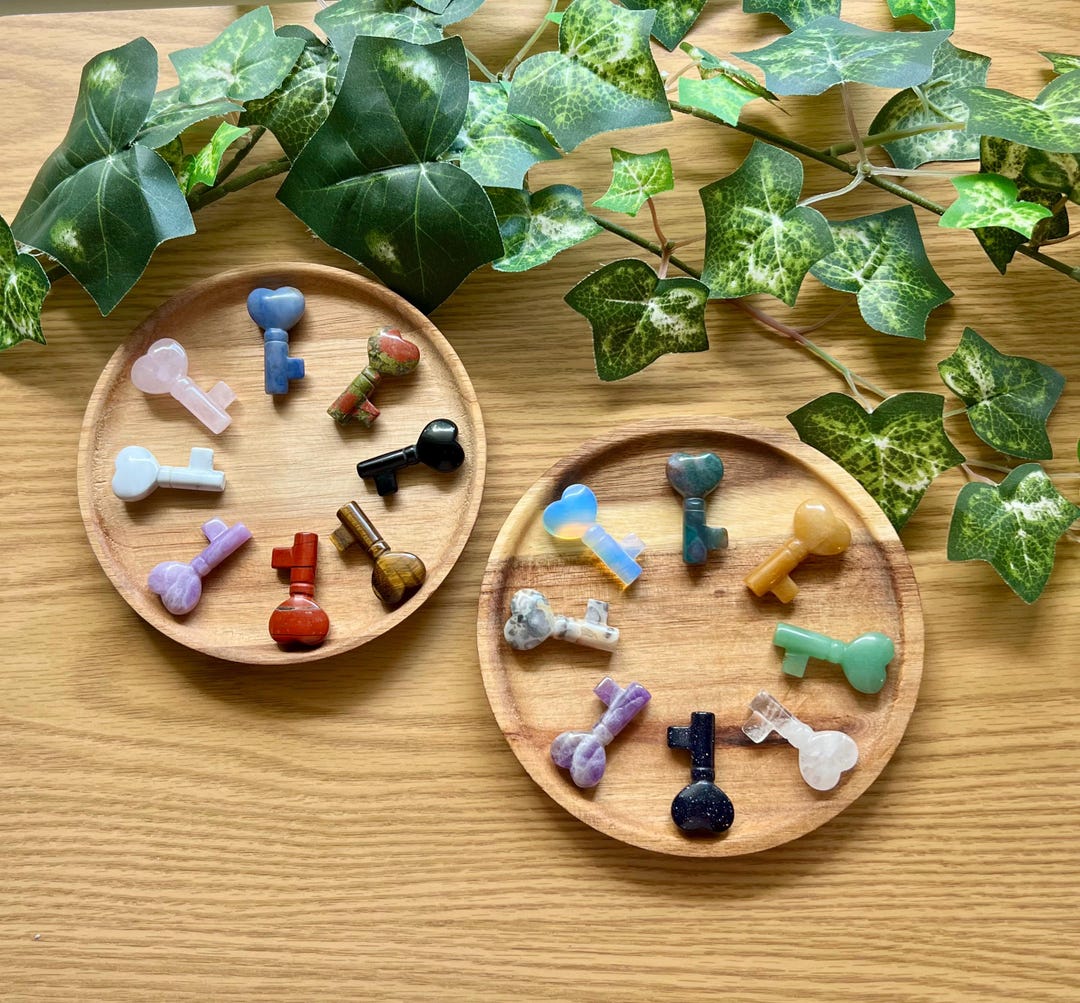 Assorted Gemstone Keys - Etsy