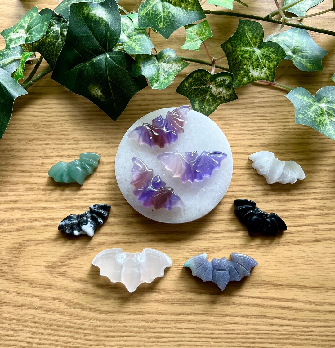 Mini Gemstone Bat - Etsy