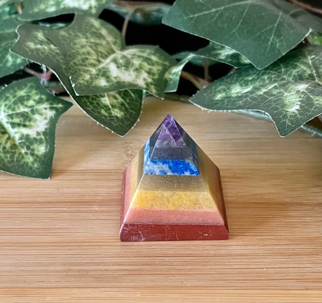 Chakra Bonded Pyramid - 1.5" - Etsy