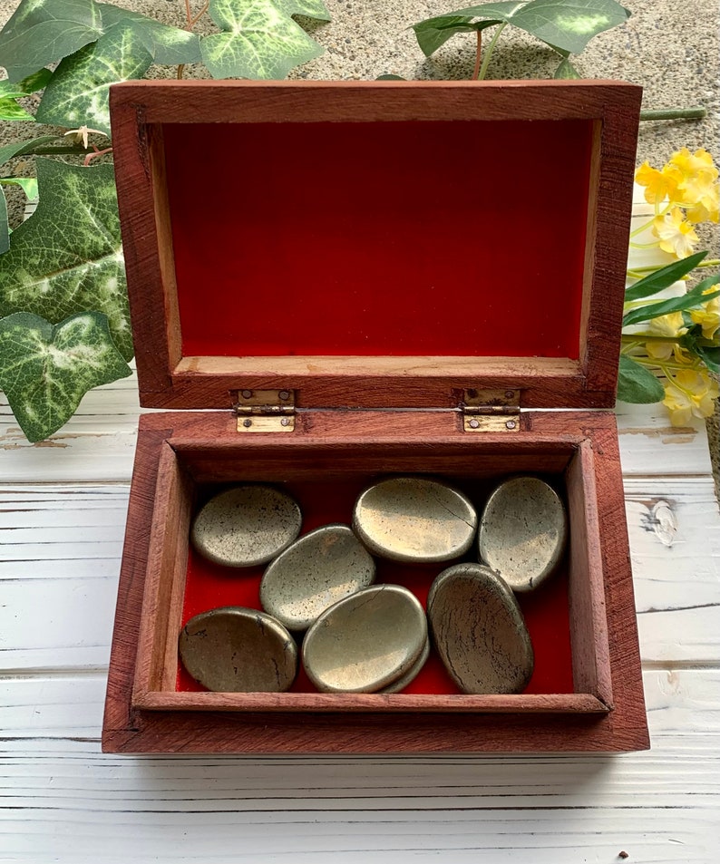 Carved Wood Lotus Storage Box (4"x 6") - Etsy