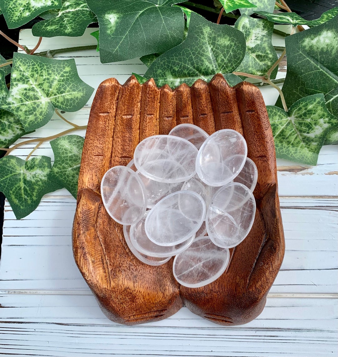 Clear Quartz Worry Stone - Etsy