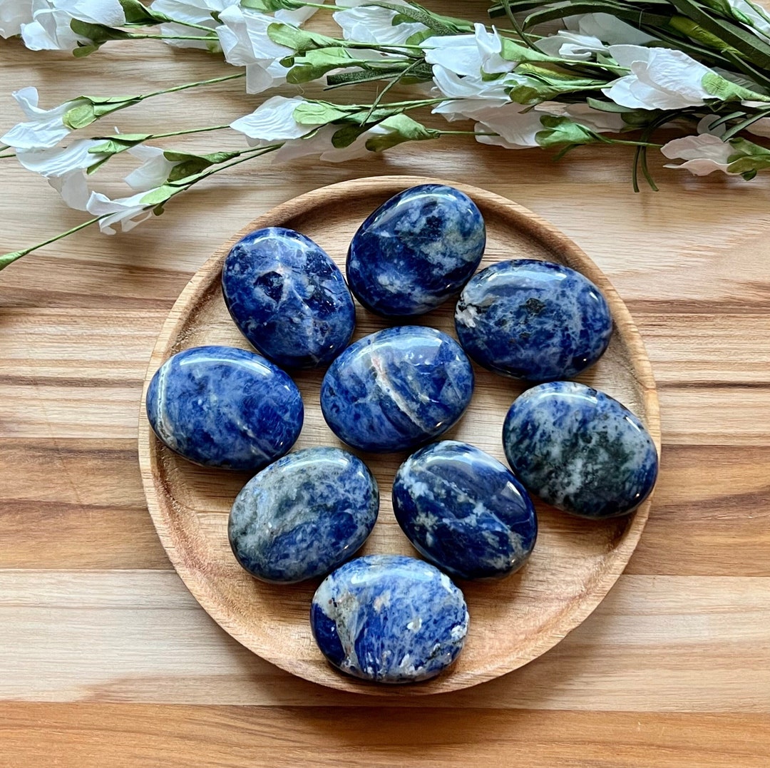 Sodalite Palm Stone - Etsy