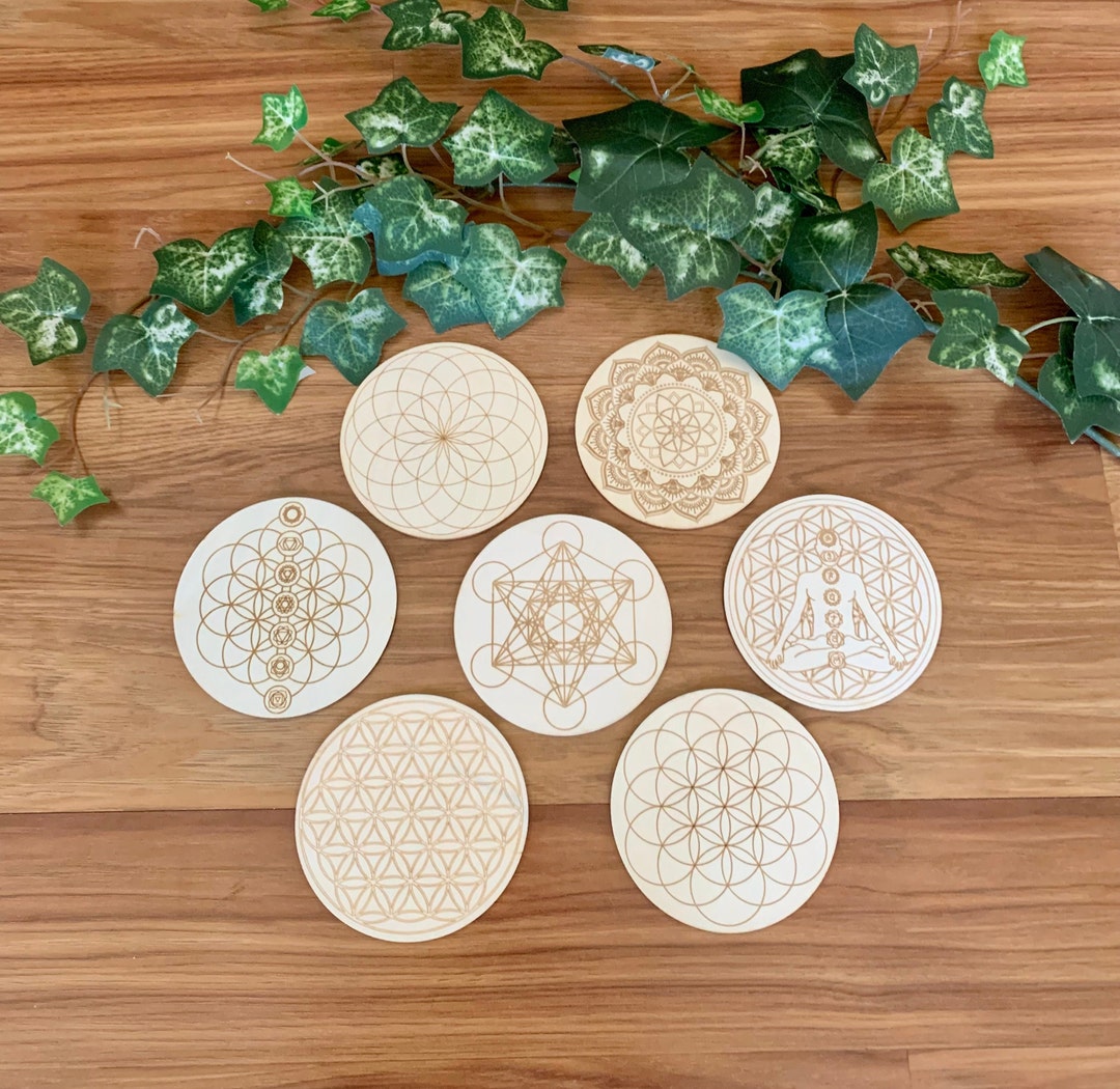 Mini Wooden Crystal Grid Board - Etsy