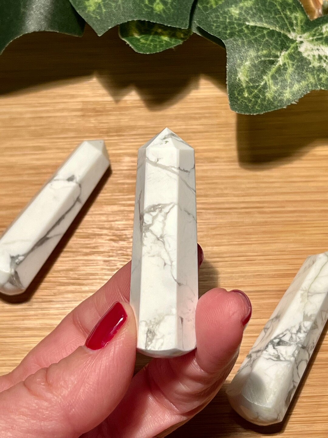 Mini Howlite Wand - 2" - Etsy