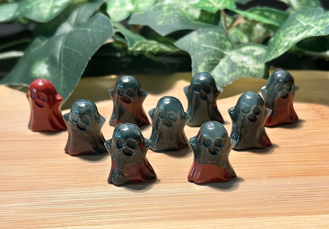 Teeny African Bloodstone Ghost - 1" - Etsy