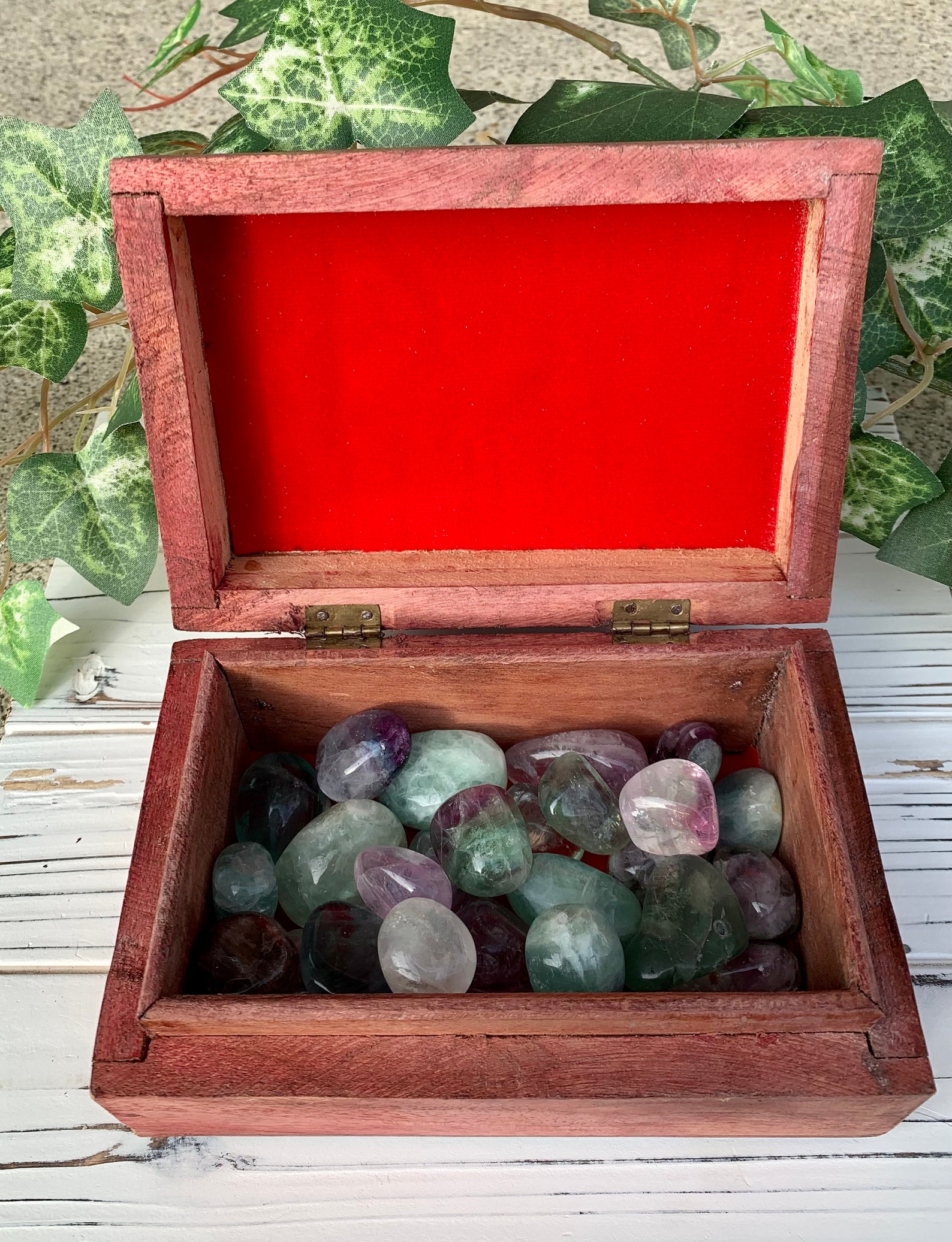 Carved Wood Lotus Storage Box (4"x 6") - Etsy