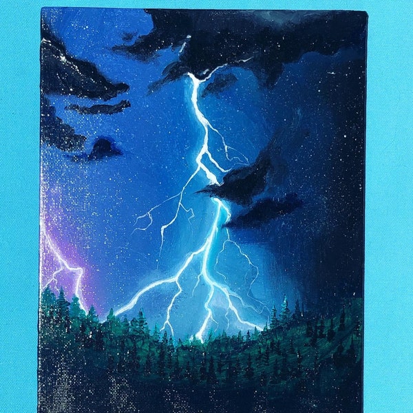 Lightning Painting - Etsy