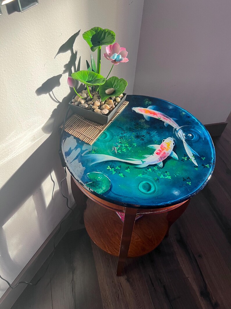 Resin Pond Table - Etsy