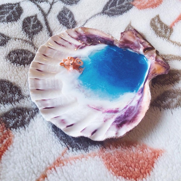 Sea Shell Resin Art - Etsy