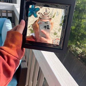 Resin Mirror framed Water With a Star - Etsy