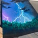 Lightning Strike Painting 9' X 7' - Etsy