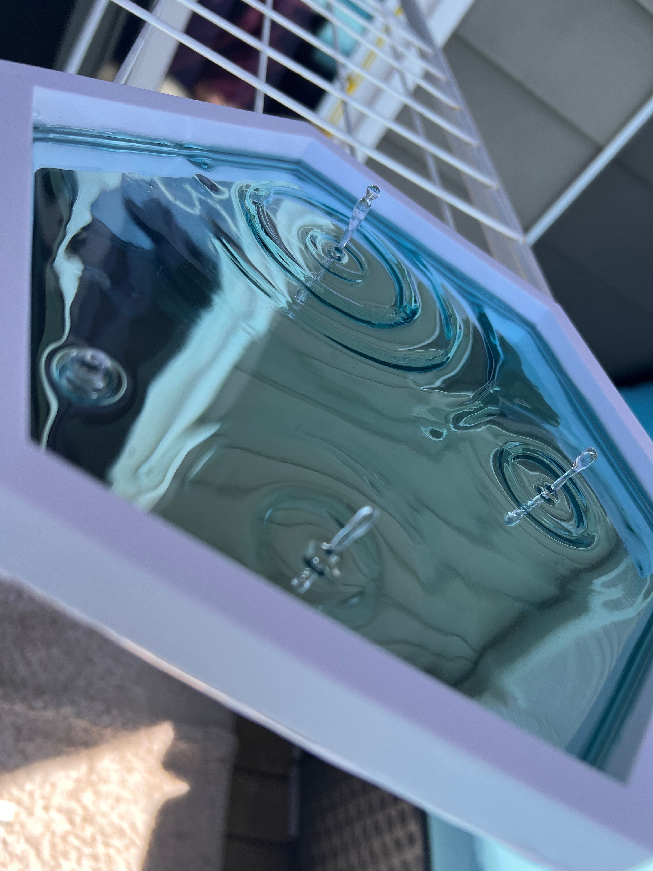 Resin Mirror framed Water - Etsy