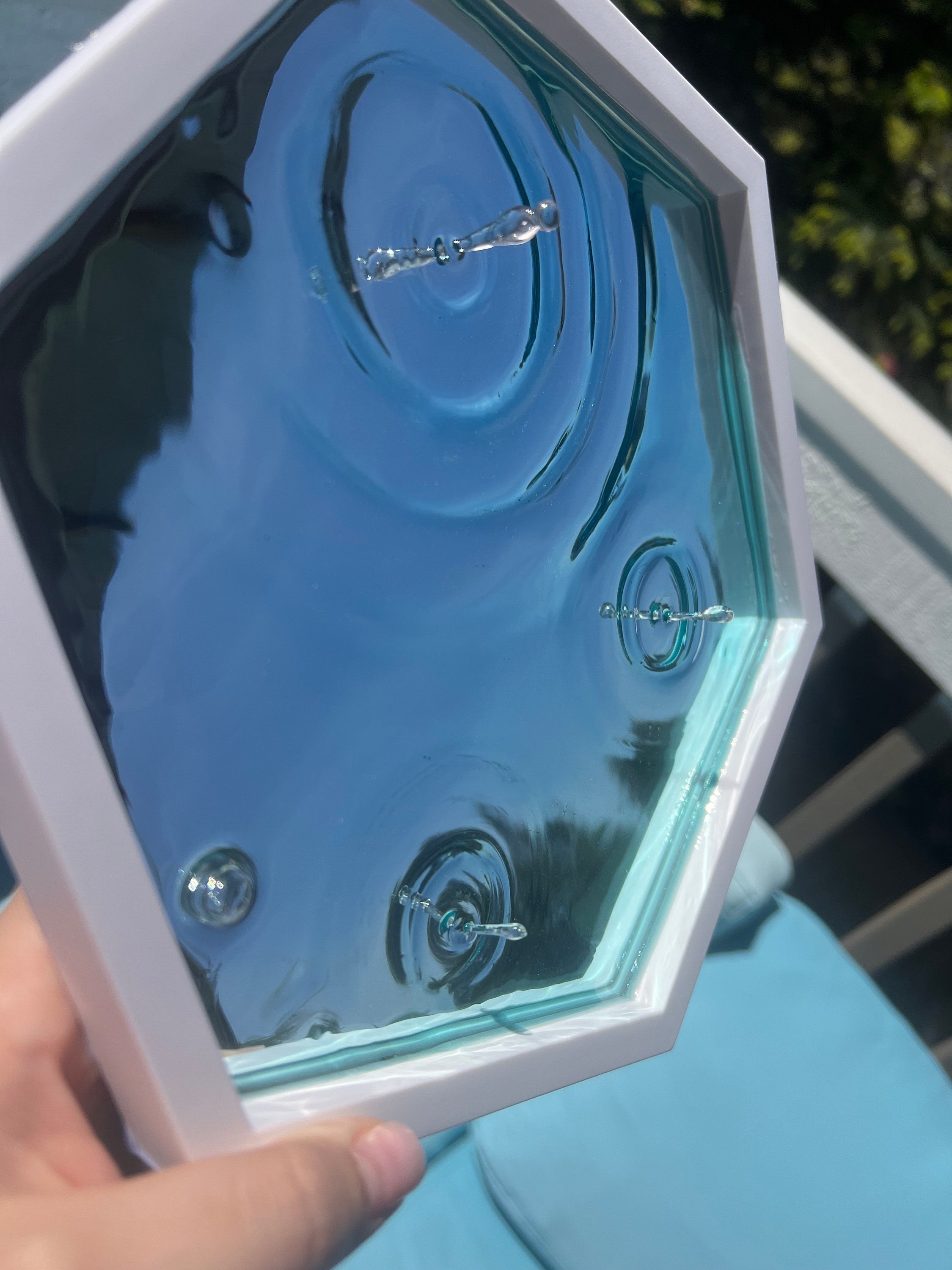 Resin Mirror framed Water - Etsy