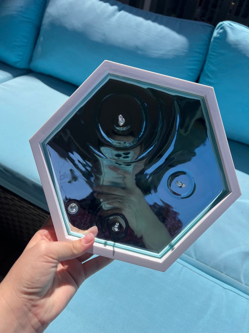 Resin Mirror framed Water - Etsy