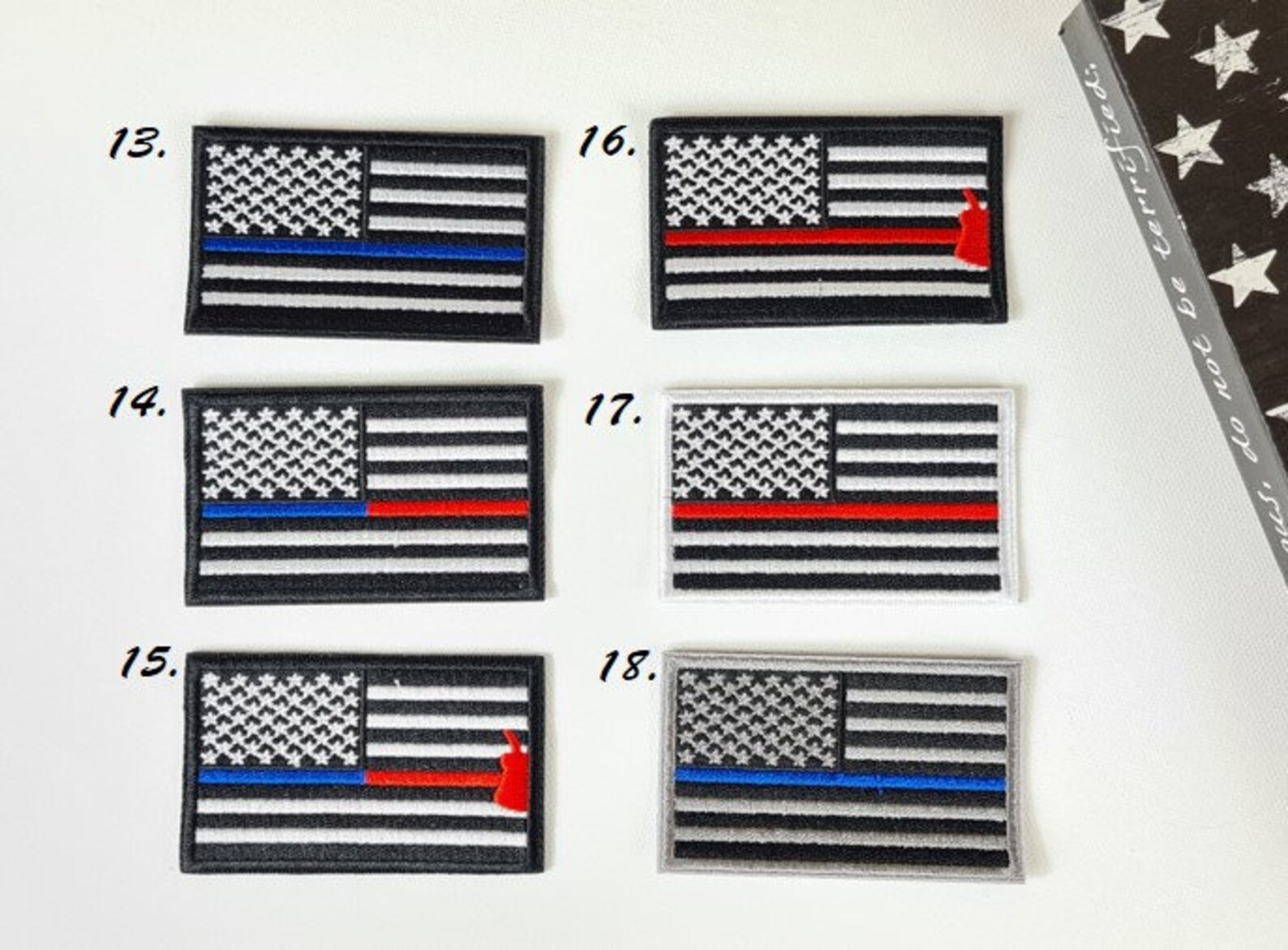 Top Quality US American Flag Iron-on Backing Embroidered Patch - Etsy