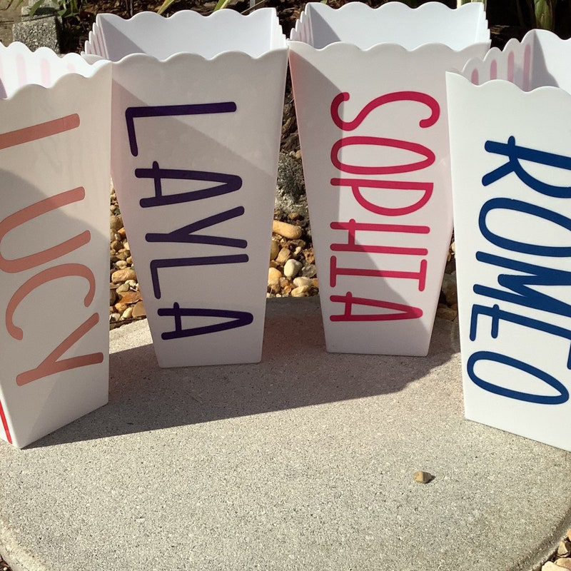 Personalized Popcorn Bucket - Etsy