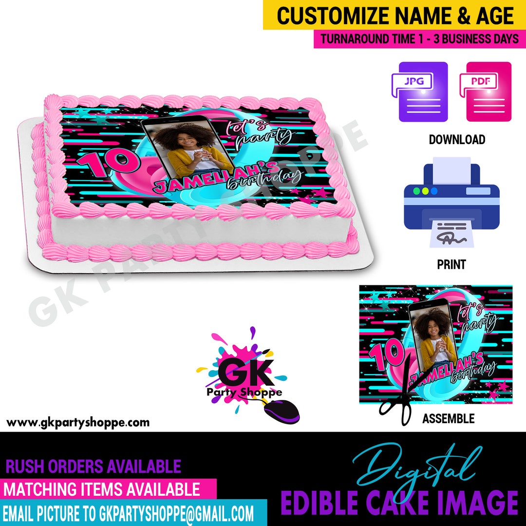 Edible Cake Frosting Sheet Music Theme Frosting Sheets Half and Quarter ...