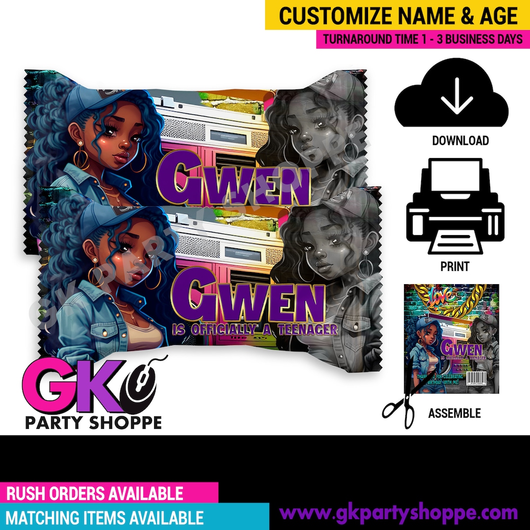 Crispy Rice Treat Wrapper 13th Birthday Crispy Rice Teat Adorable ...