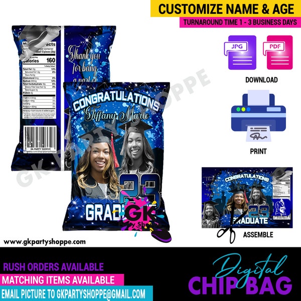 Preschool Graduation Chip Wrapper - Etsy