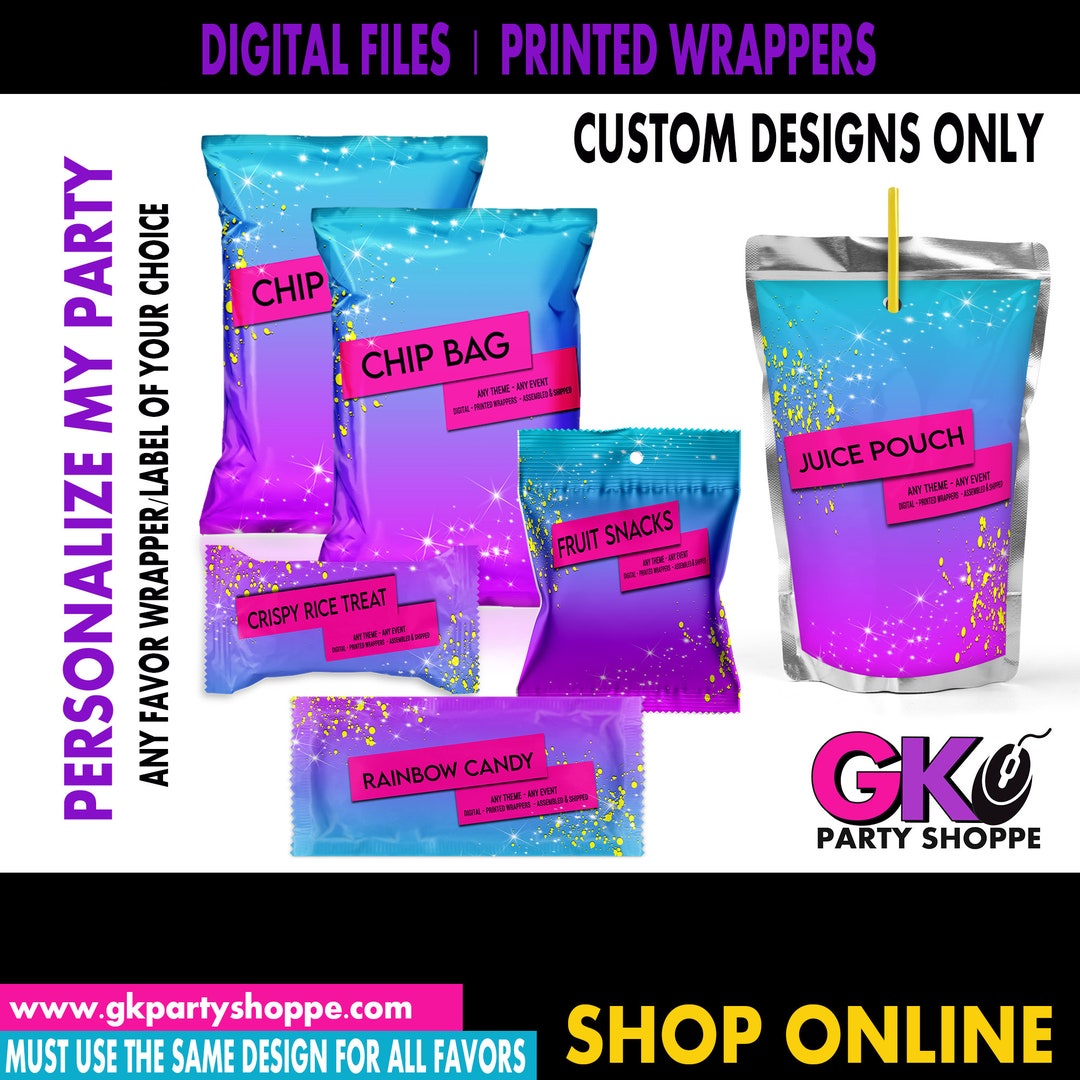 Party Package 5 DIGITAL FILES ONLY Any Theme Any Event I Design and You ...