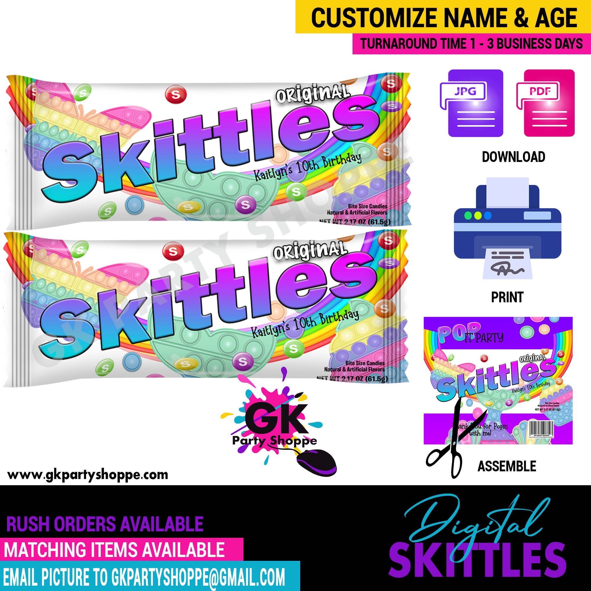 Skittles Wrapper