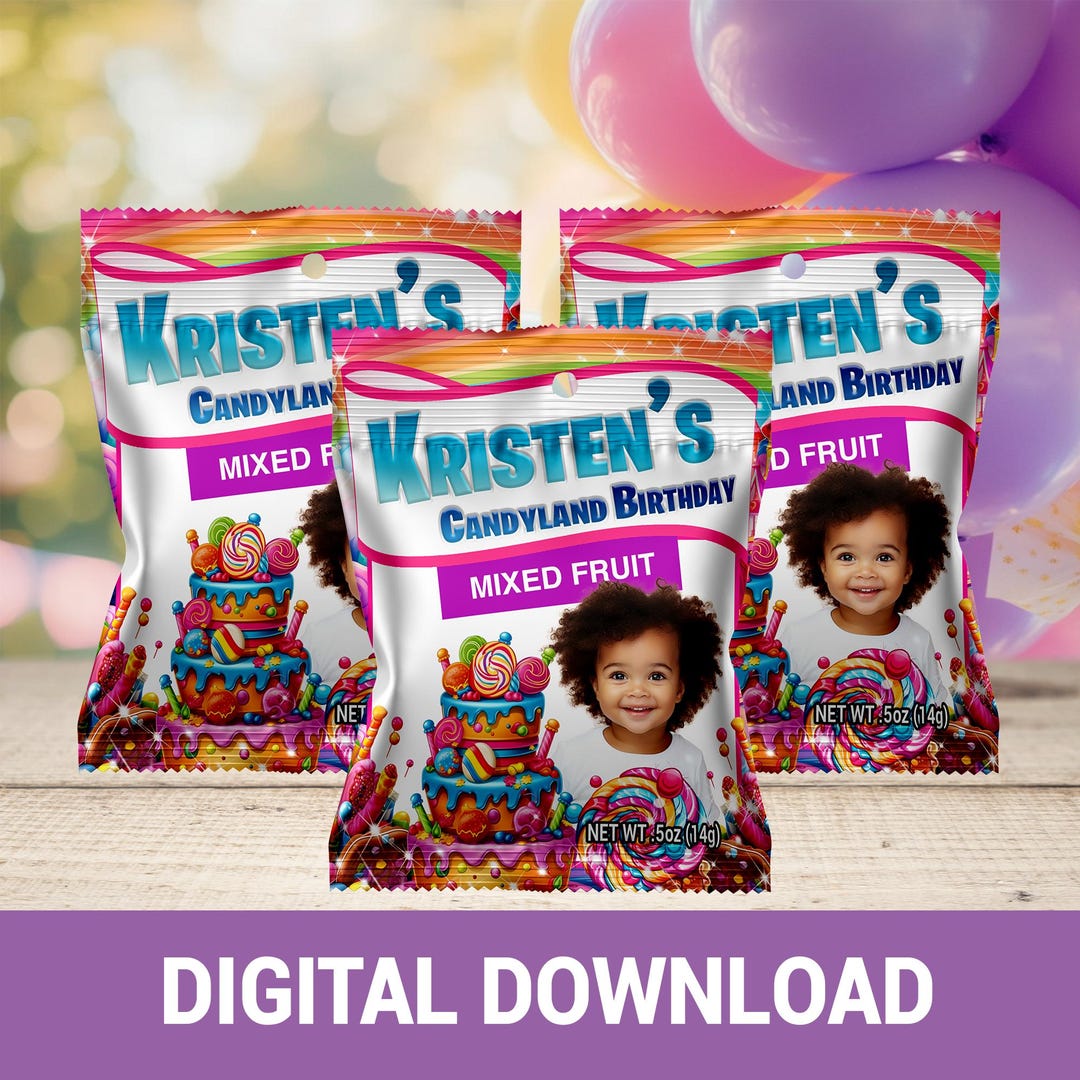 Candyland Magic! | Fruit Snack Wrapper | Candyland Birthday Party ...
