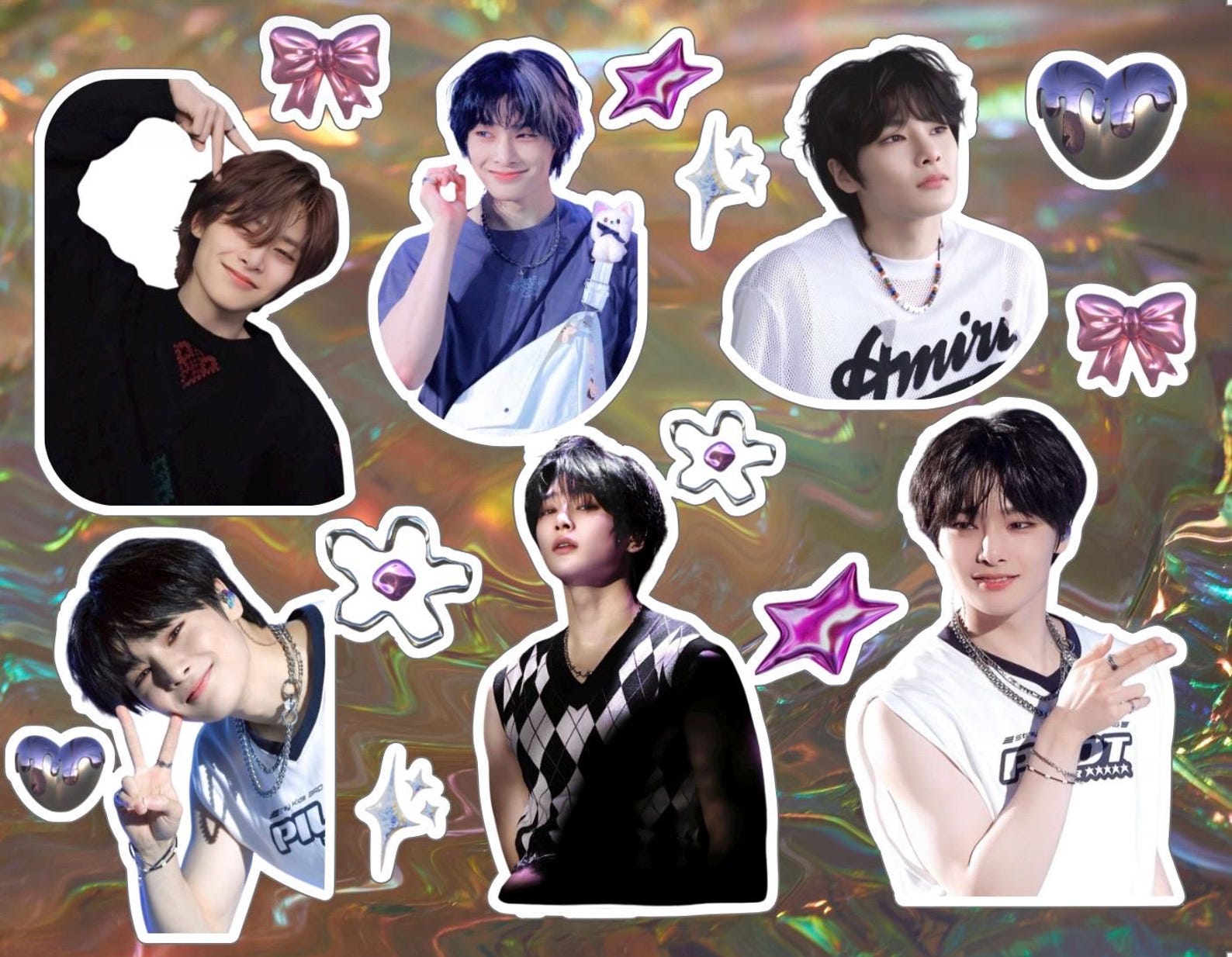 Stray Kids Member Sticker Sheet - Etsy